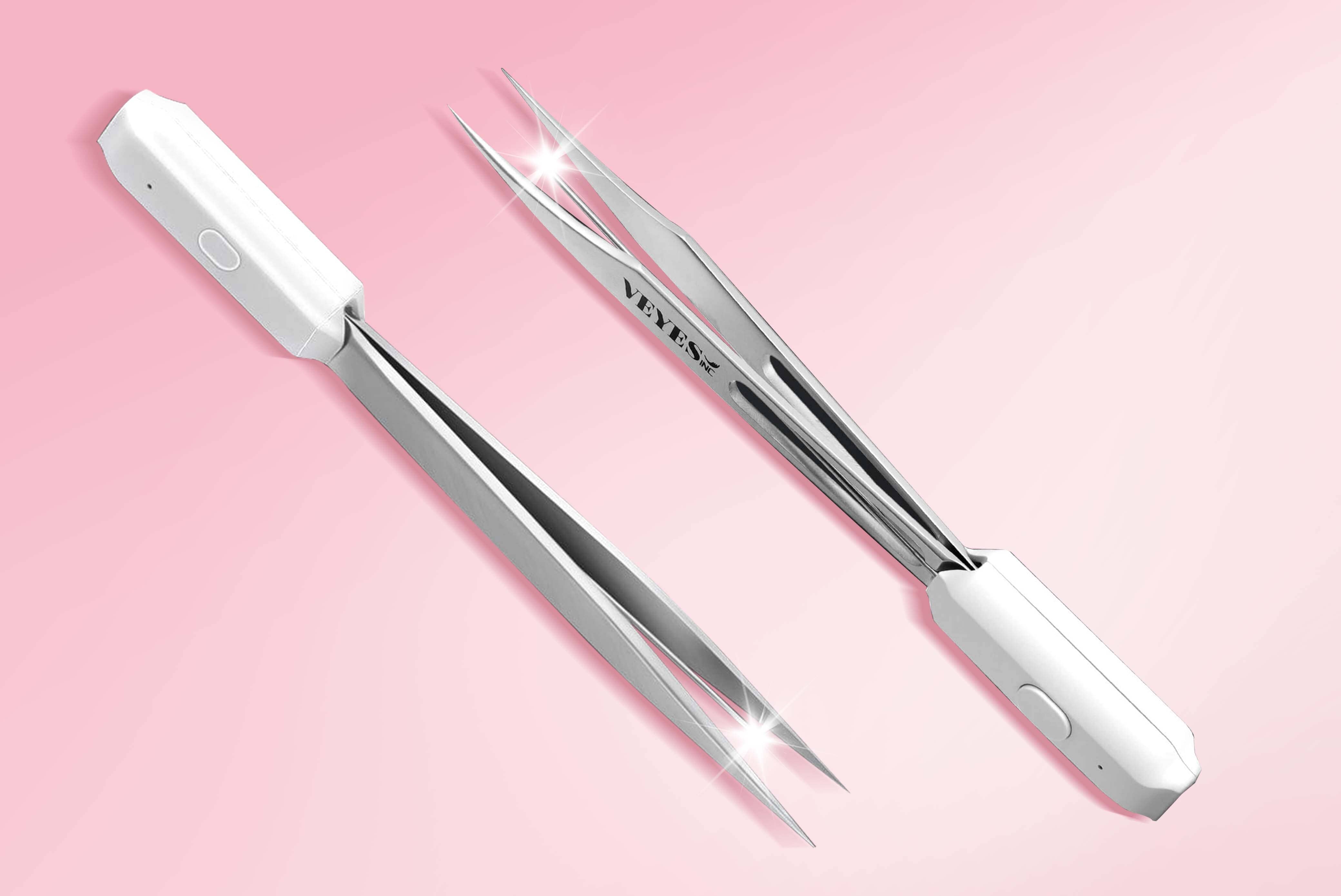 LED Light Tweezers | Precision Eyelash Extension Tools – Veyelash ...