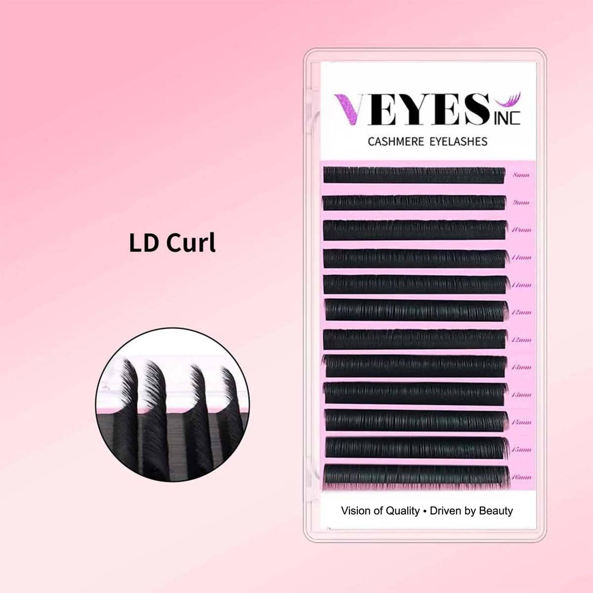 Eyelash Extension LD Curl Individual Russian Volume Fan Like Butter ...